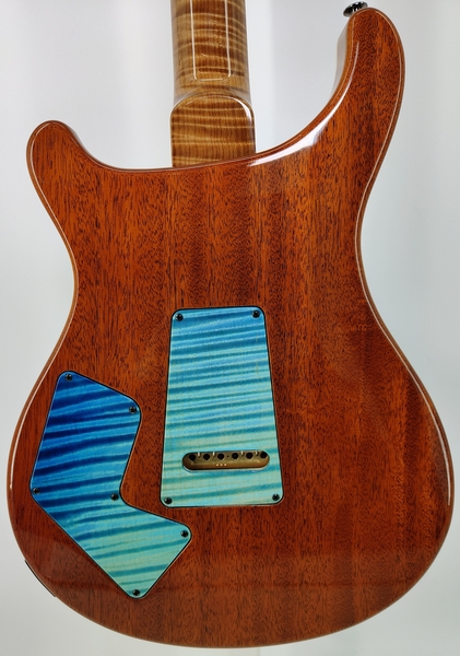 PRS Modern Eagle V Private Stock (aquamarine dragons breath w/ blue ...